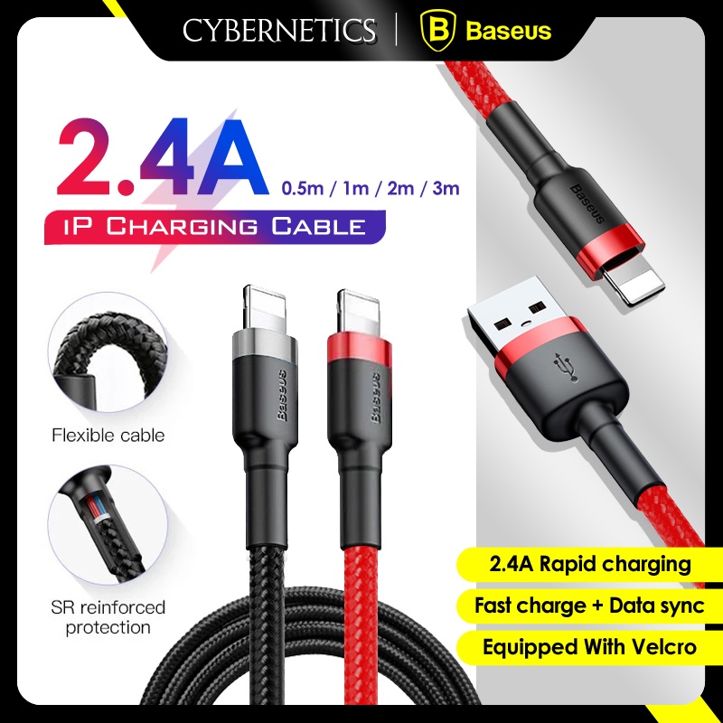 Vention / Baseus USB Charger 2.4A Fast Charging Data Cable for iph 13 ...