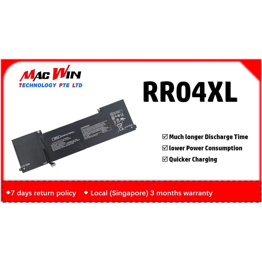 RR04XL Battery for HP Spectre x360 13-AW L60213-2C1 HSTNN-OB1M | Shopee ...