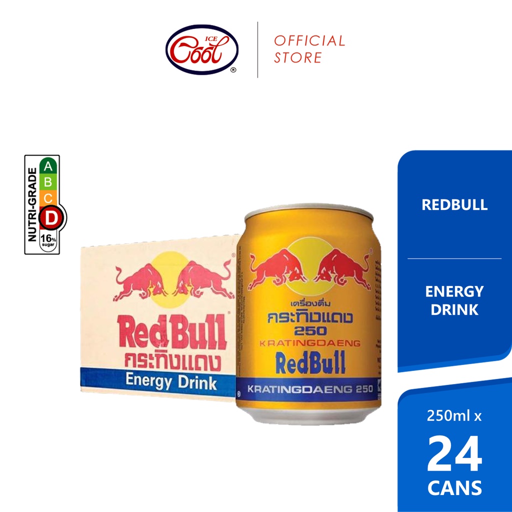 RedBull Energy Drink 250ml x 24 Cans [CTN] | Shopee Singapore