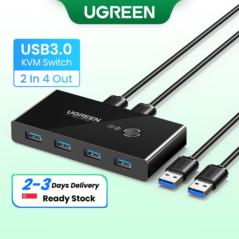 UGREEN USB Switch Selector Sharing 4 Devices for Mouse/Keyboard/Printer ...