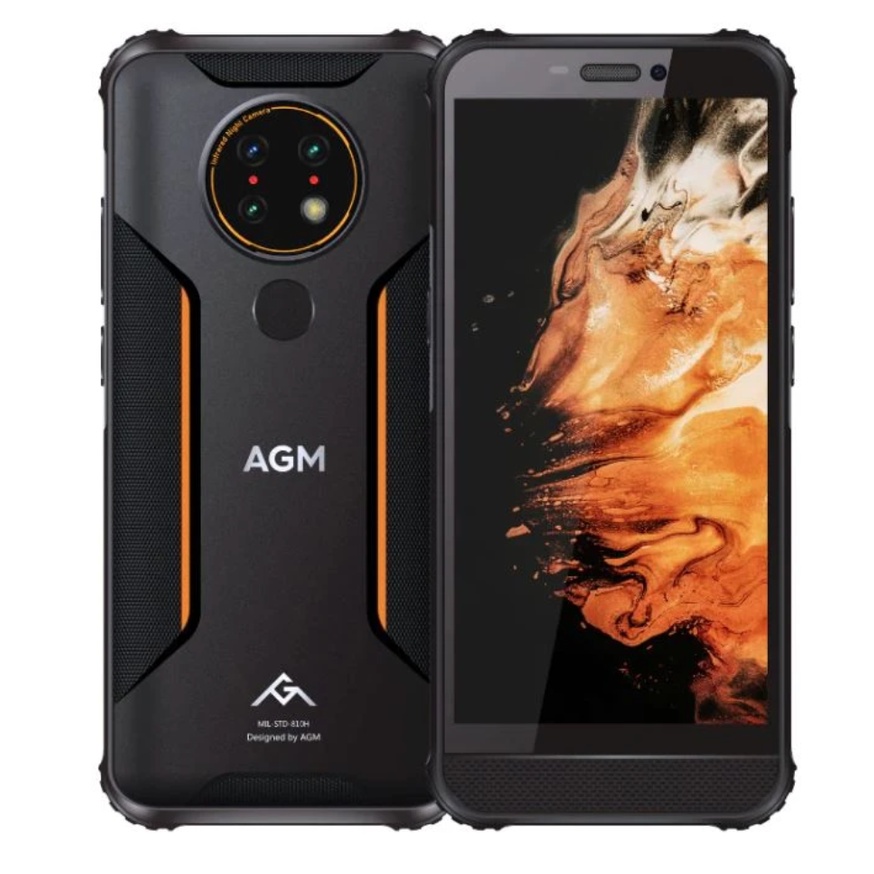 AGM H3: Slim Rugged Smartphone with IR Night Vision (Black/All Black ...