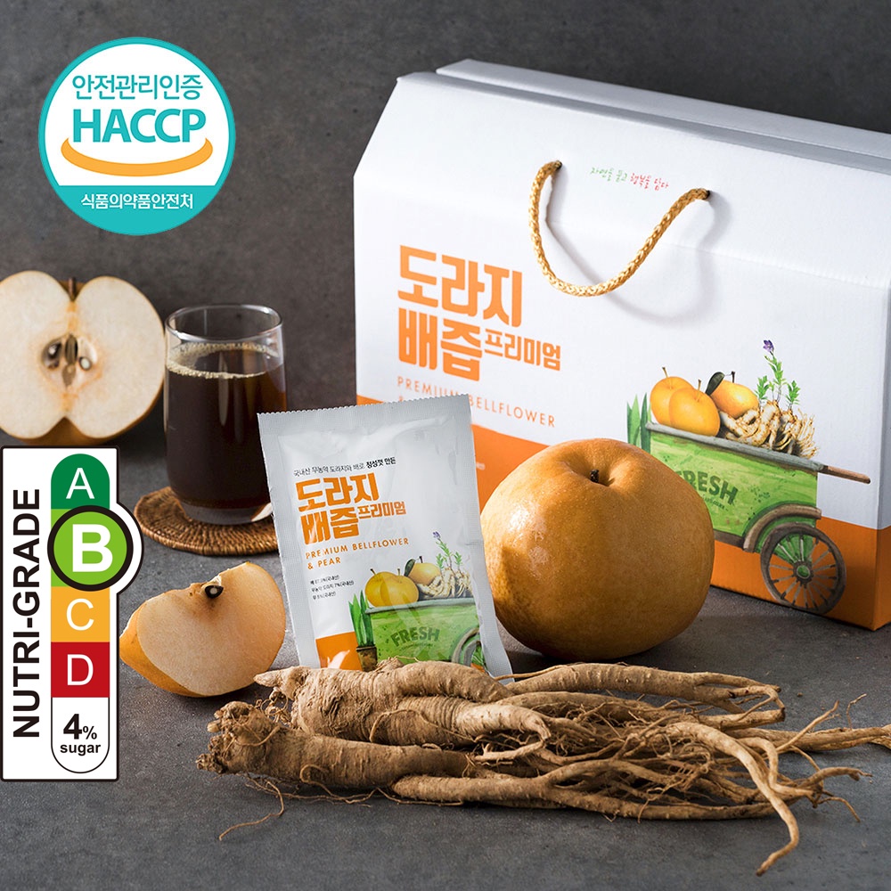 🇰🇷[KR Seller ] Daily Korean Sweet Pear & Bellflower Roots 100% Juice ...