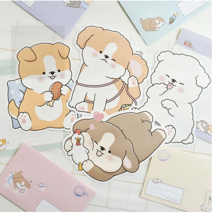 Vintage Korean Letter Paper Set Writing Paper with Envelopes Set ...