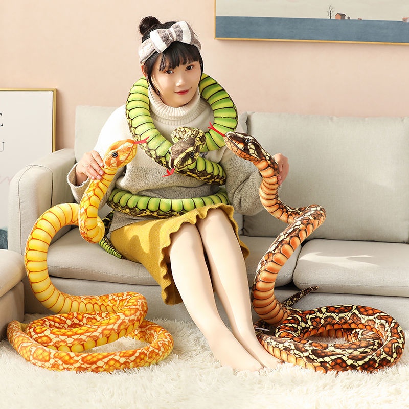 Plush Toy Cobra Figurine Doll Large Fake Snake Tricky Gifts/Simulation ...
