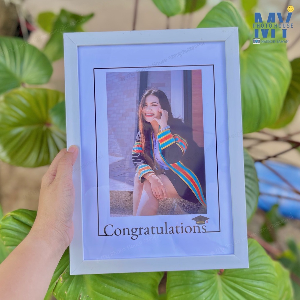 A4 Size Frame Plain White With Picture Free Design | Shopee Singapore