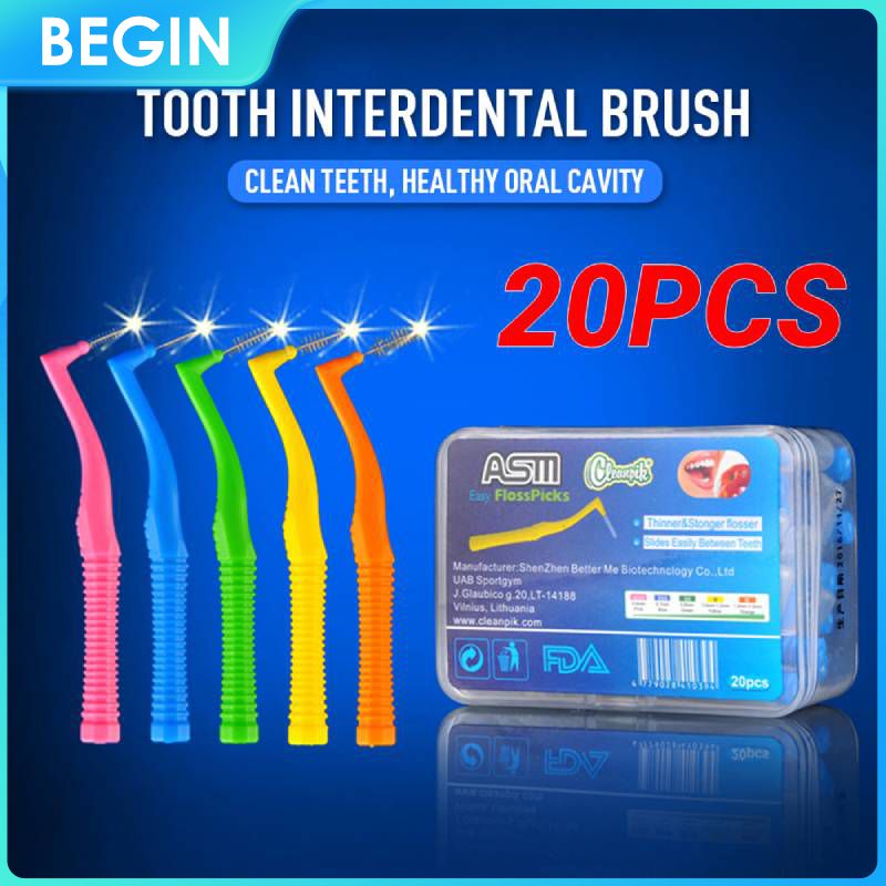 Interdental Brush L-Shaped Orthodontic Oral Care Health Care Tooth Push ...