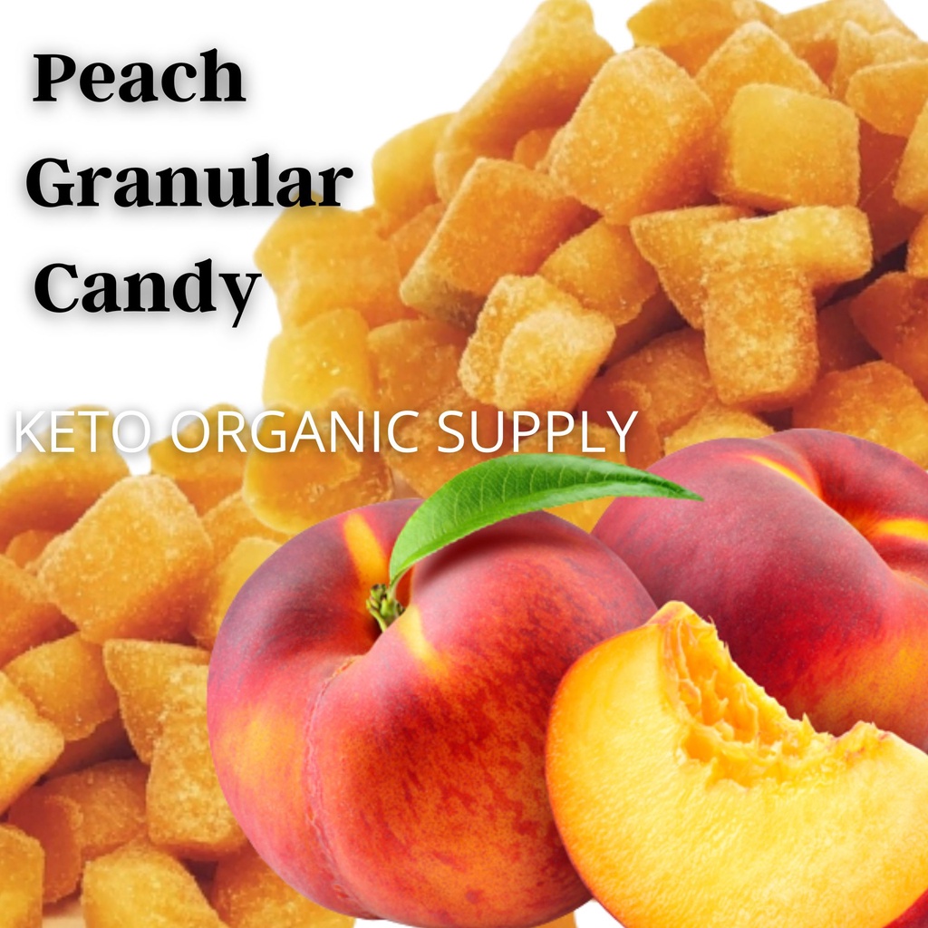 Candy Peach Granular Dried 250g 黄桃果干粒 Candied Peach 糖渍果粒 Candied Cherry ...