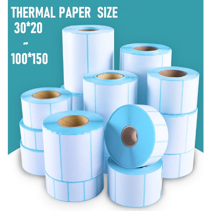 {SG} Thermal paper roll Sticker Label Thermal Printer Label XXX ...