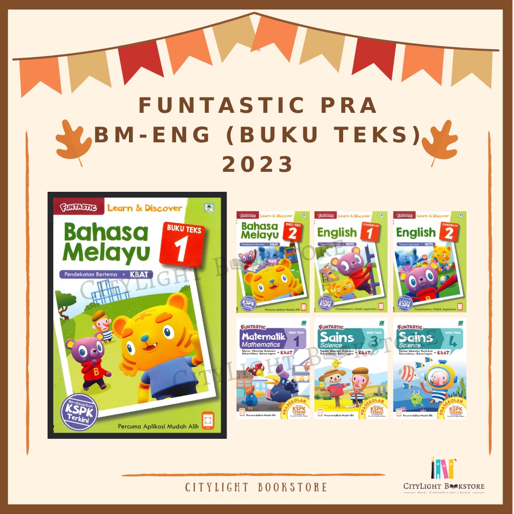 [CITYLIGHT] Buku Rujukan: Funtastic Prasekolah (Buku Teks) (BM and Eng ...