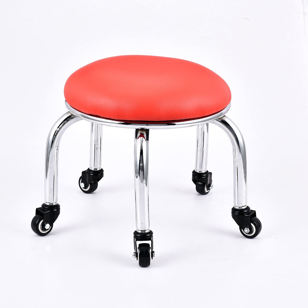 Technician Chair Small Stool with Wheels round Bench Wheels Sofa Stool ...