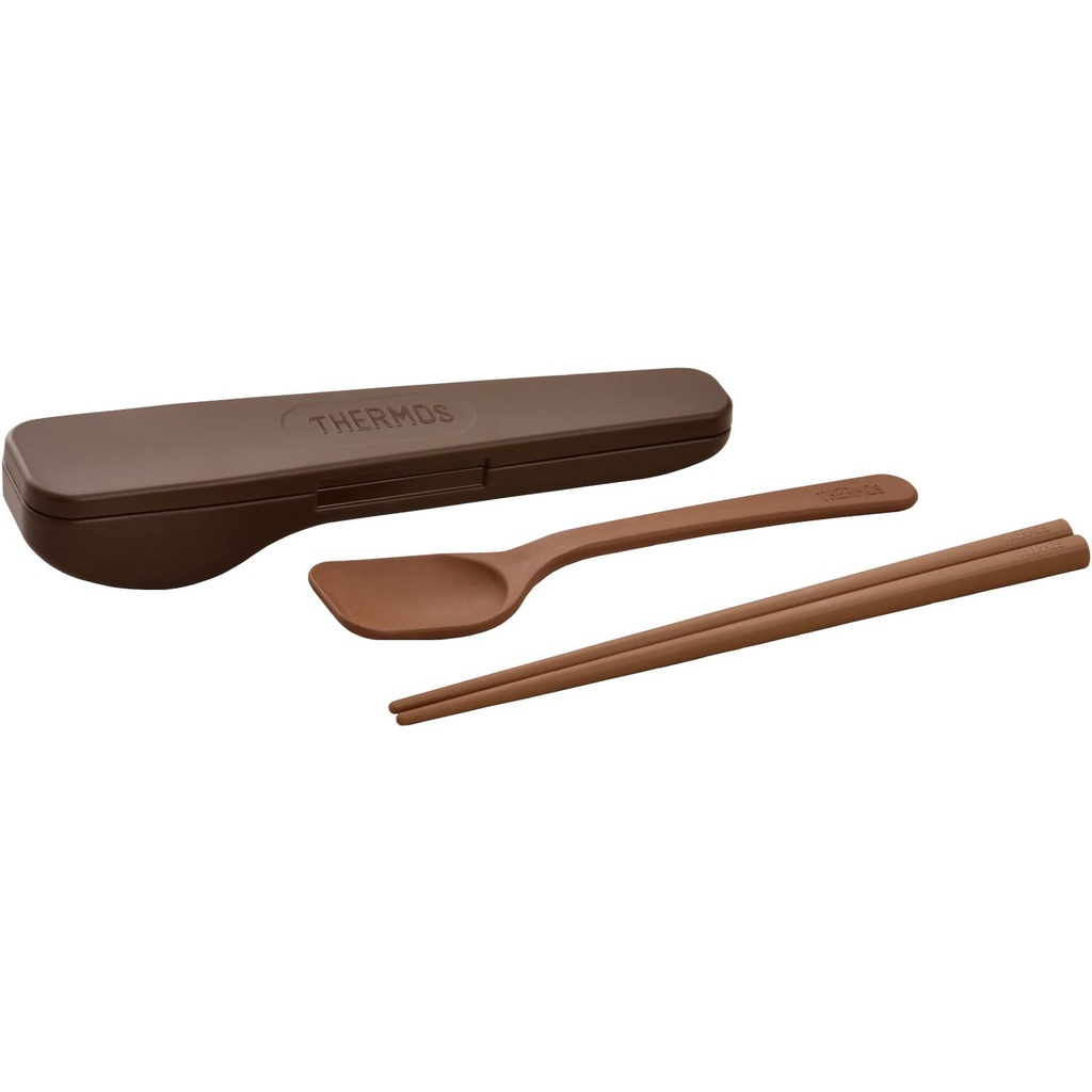 【THERMOS】CPE-001 cutlery Spoon and Hashi set Brown/White/Navy/Red/Pink ...