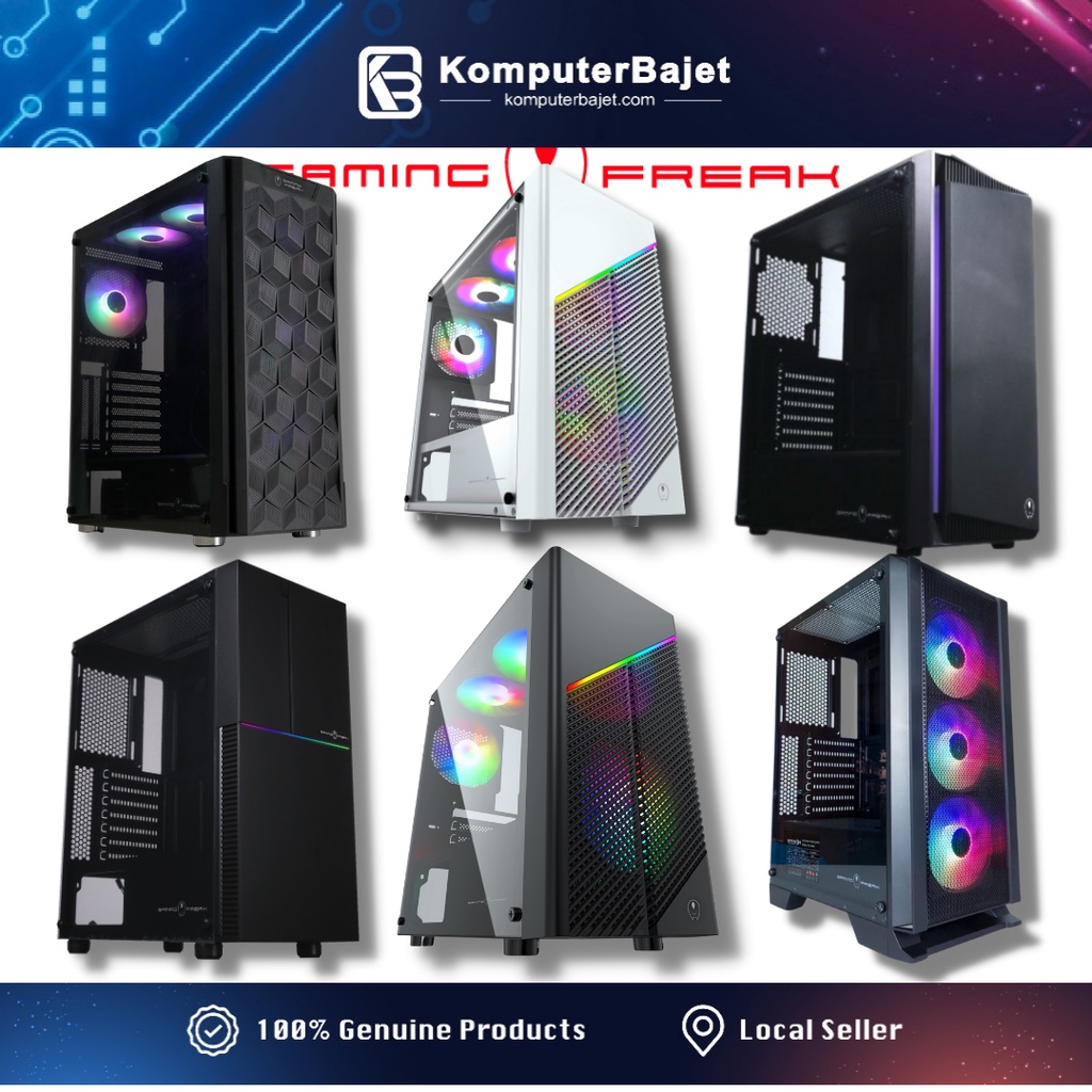 GAMING FREAK GAMING ATX MATX CASING ARGB PC CASING XXG TFLUX 5G TFLUX ...
