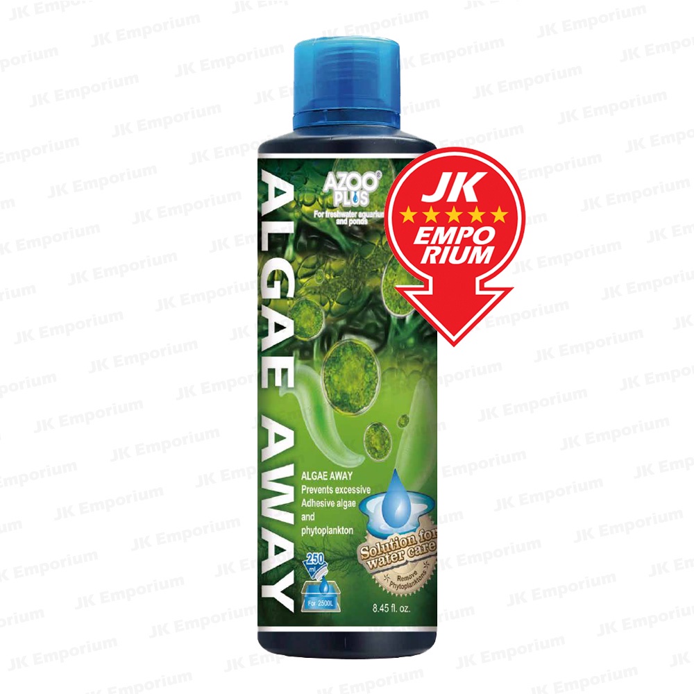 Azoo Plus Algae Away Freshwater Water Conditioner Aquarium Anti Algae ...