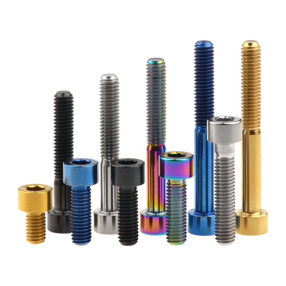 Wanyifa Titanium Bolts M6x10 - 65mm Allen Hex Head Screw Fit Headset ...