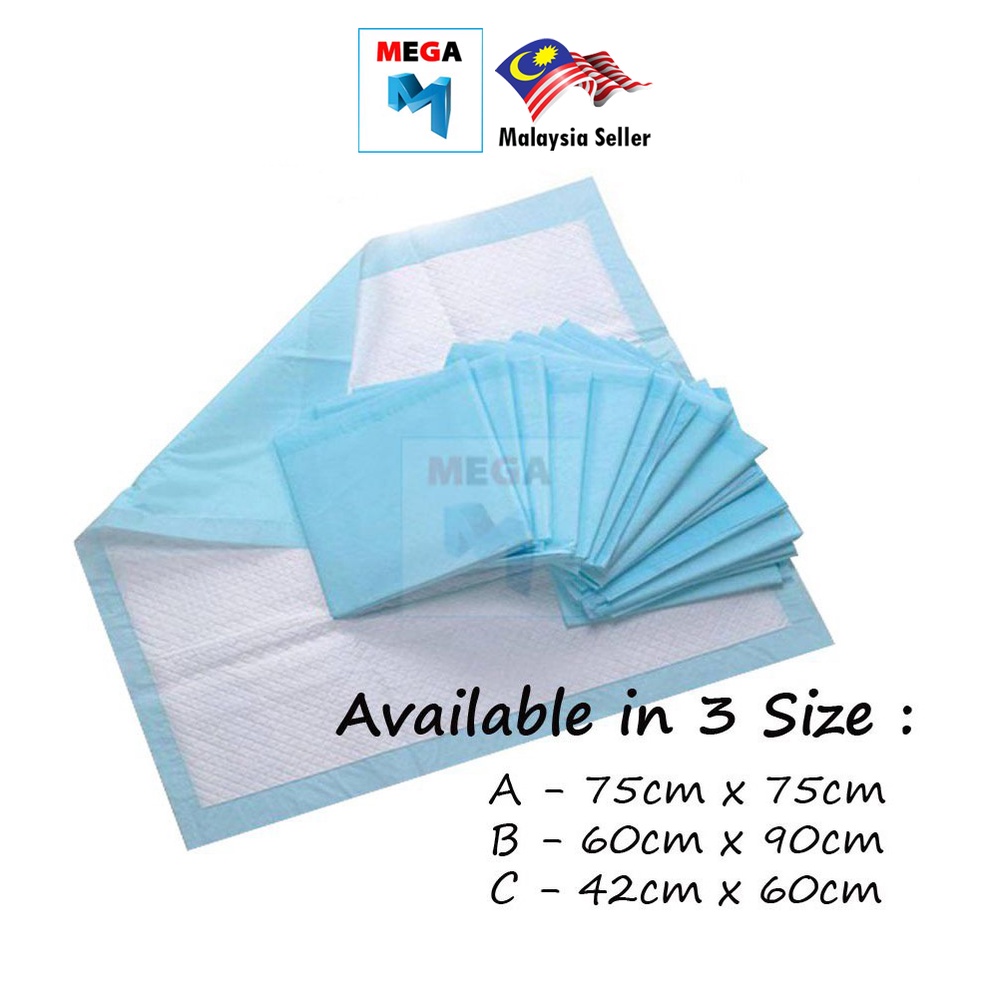 Disposable 5 PLY Underpad under pad HOSPITAL Hygienic Protector 10pcs ...