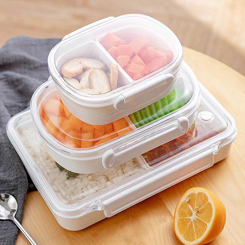 Microwave Oven Heat Lunch Boxes Portable Split Fruit Boxes Fresh ...