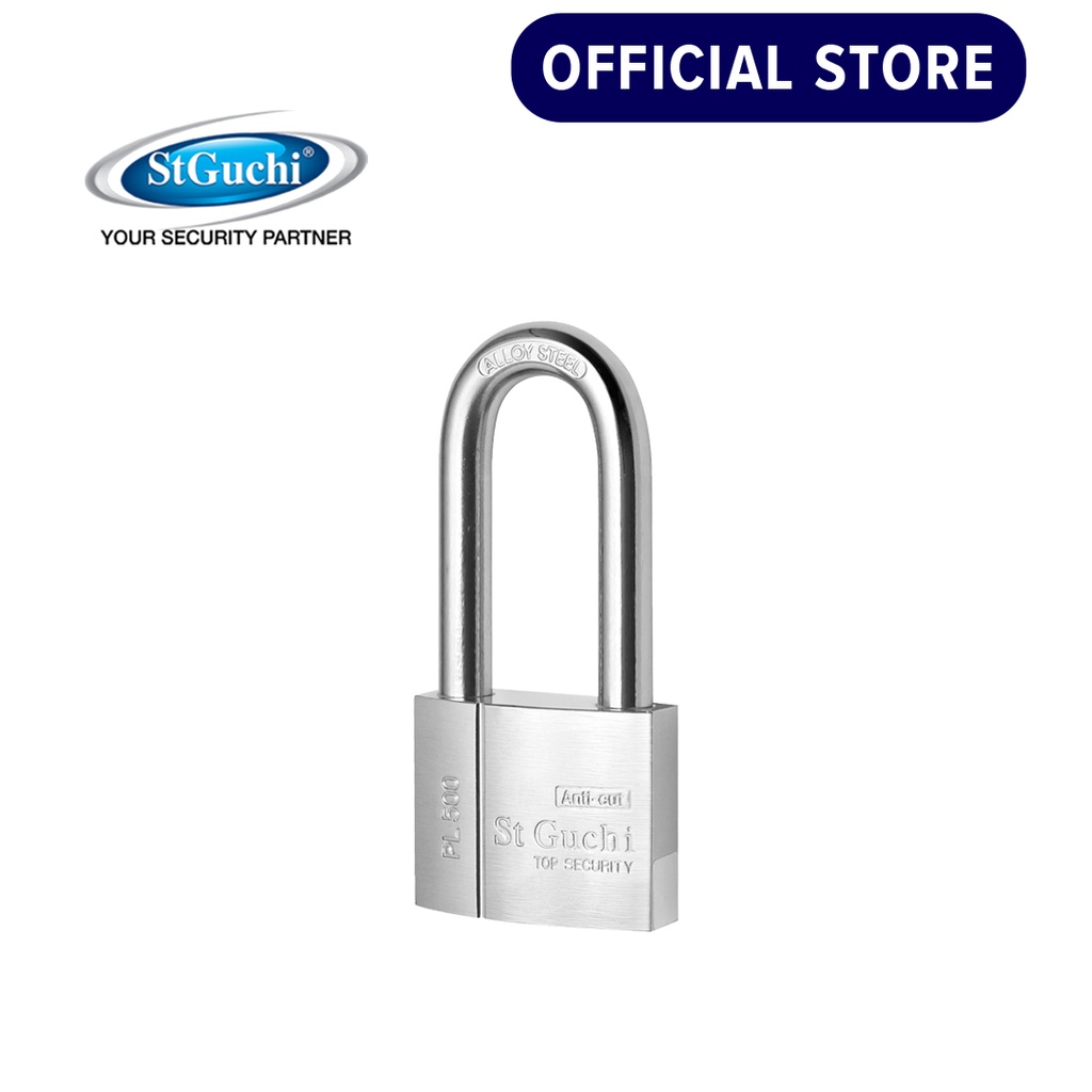 St Guchi Long Shackel Anti Cut Pad Lock 50mm (SGPL-500L) | Shopee Singapore