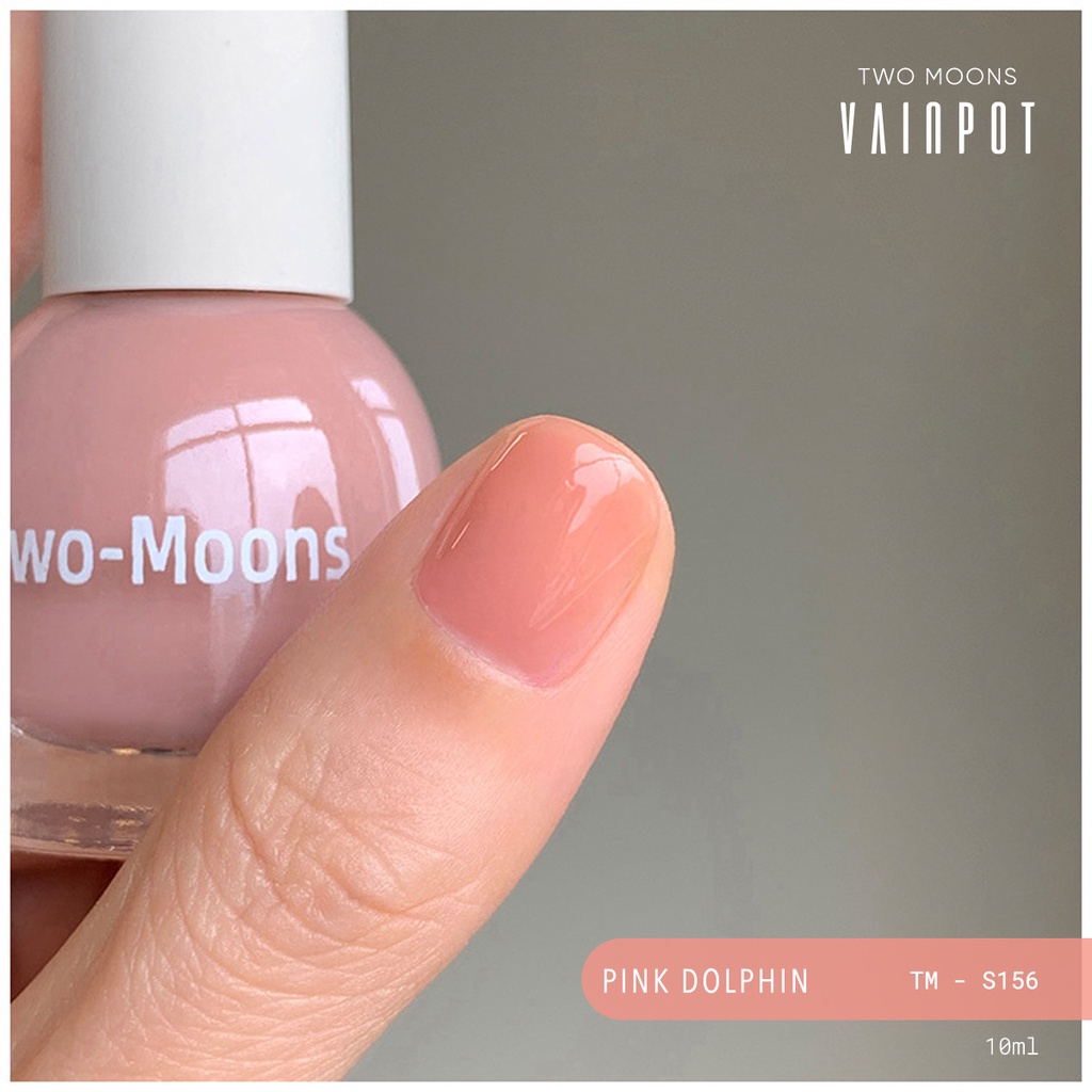 【Vainpot-SG】 TWO MOONS Nude & Blush Water Based Peel Off Non-Toxic Nail ...