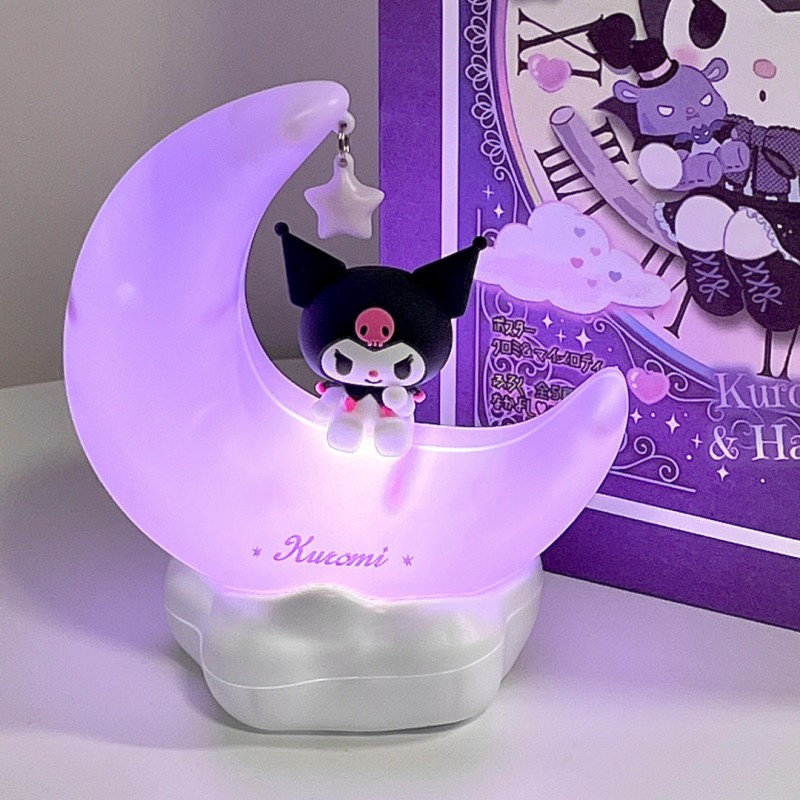 Sanrio LED Night Light Kuromi Cinnamoroll Melody USB Rechargeable 3 ...