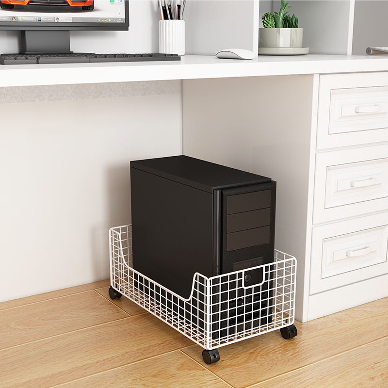 Desktop Computer Host Bracket Office Storage Rack Removable Chassis ...