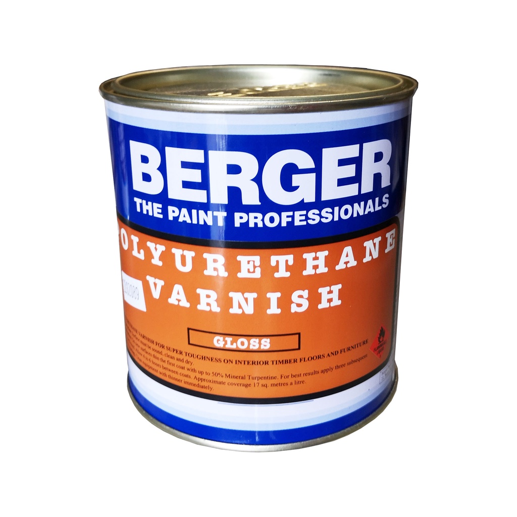 Berger PU Polyurethane Clear Wood Varnish Gloss | Matt 1L Interior Use ...