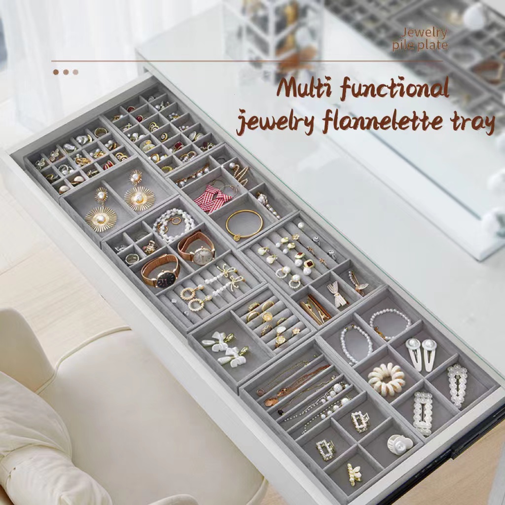 Jewellery Storage Tray Display Jewellery Holder Stand Bracelet Necklace ...