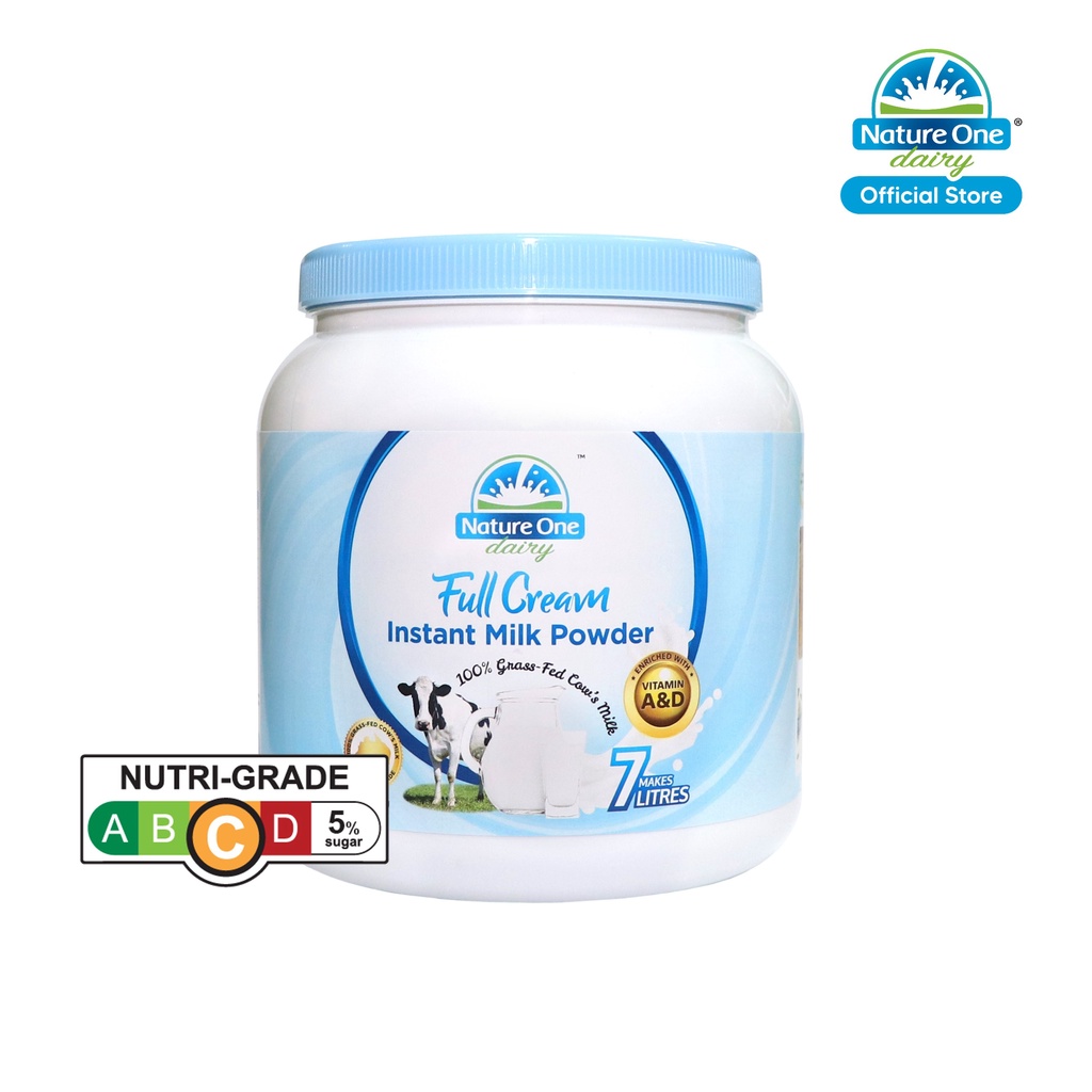 Nature One Dairy Instant Full Cream Milk Powder 1KG TUB | Shopee Singapore