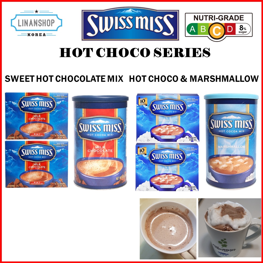 SWISS MISS Sweet Chocolate Powder Series | Milk Chocolate Original ...