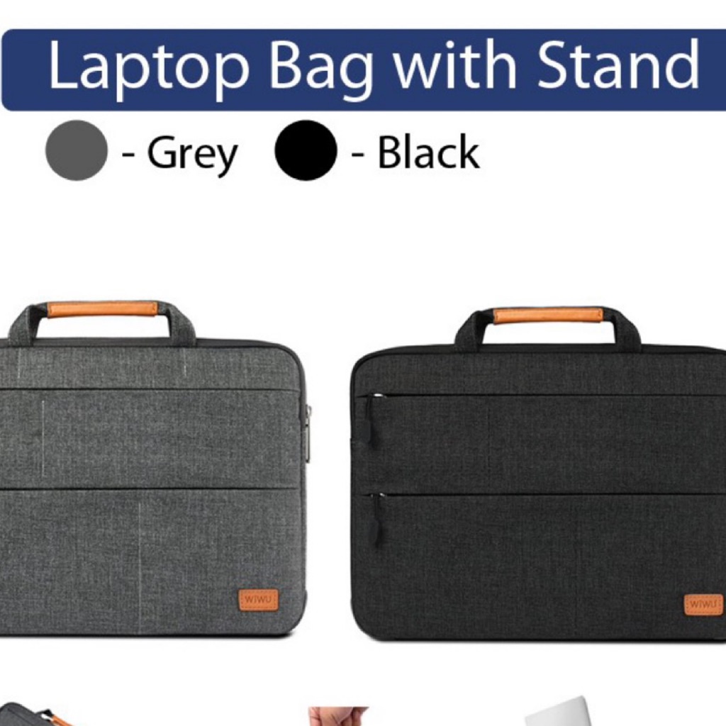 WIWU Laptop Bag For laptop 13 15 inch with Magnetic Stand Waterproof ...