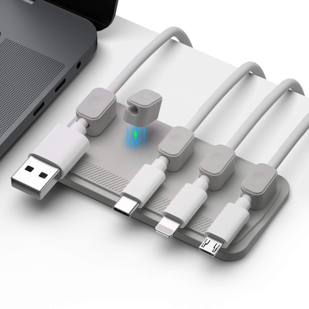 Cable Organizer Magnetic Cable Clip Charging Cable Winder Usb Cable ...