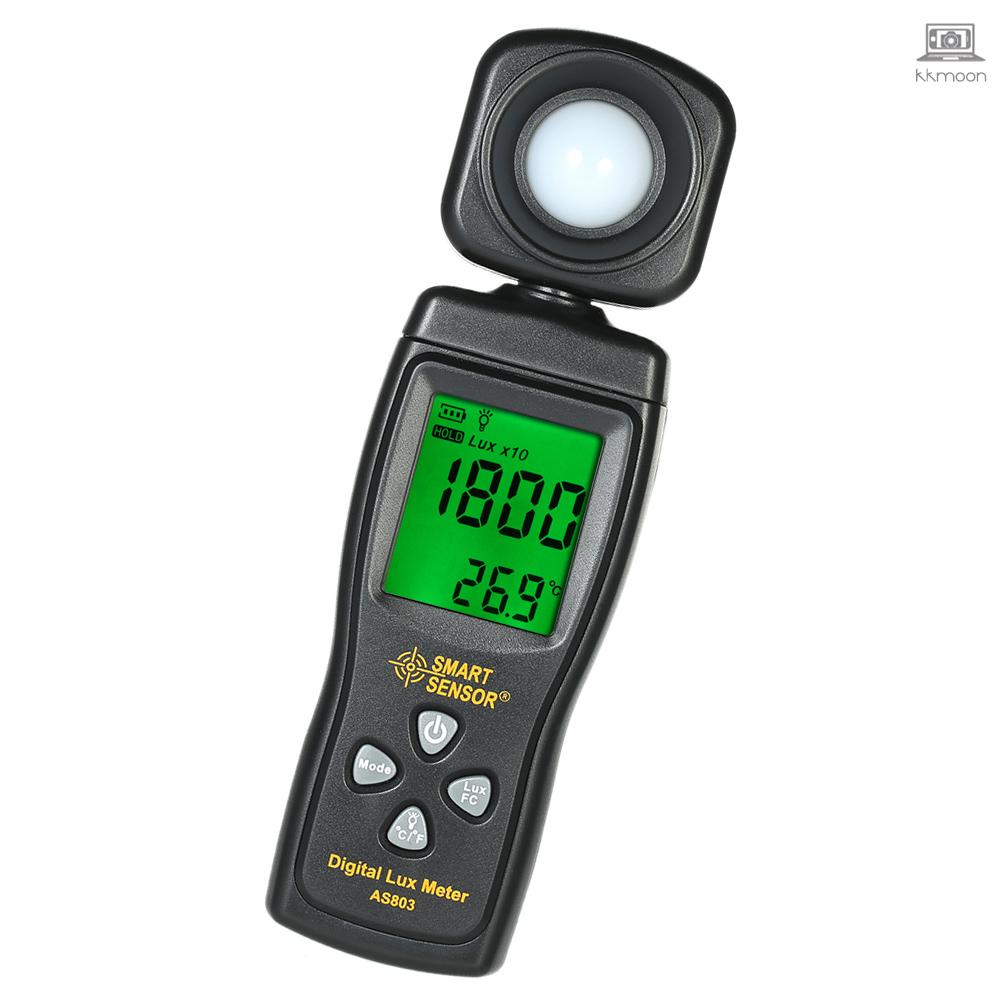 SMART SENSOR Mini Digital Lux Meter LCD Display Handheld Illuminometer ...