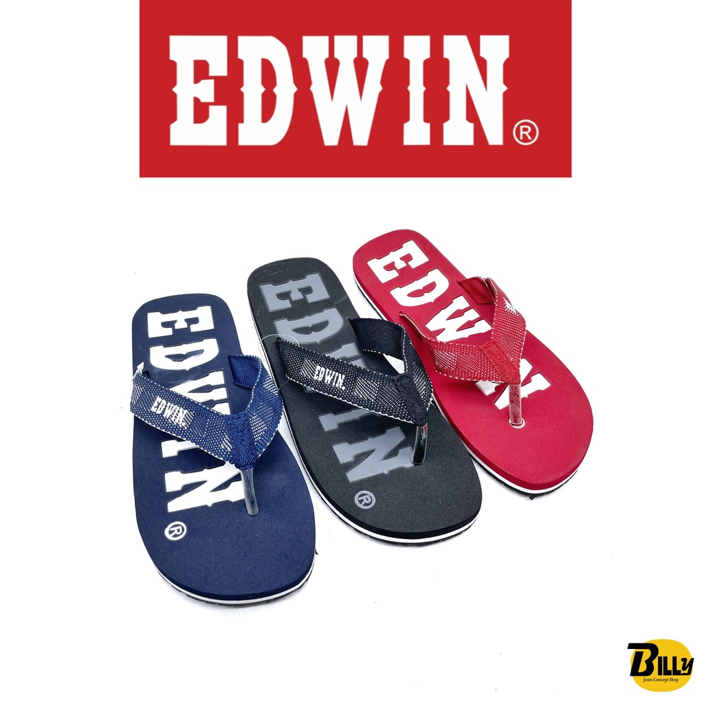EDWIN BRAND MEN’ S SLIPPERS ( E10533 ) | Shopee Singapore