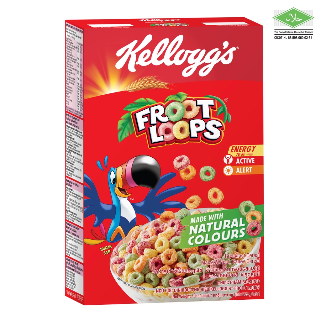 Kelloggs Froot Loops Breakfast Cereal 285g Shopee Singapore