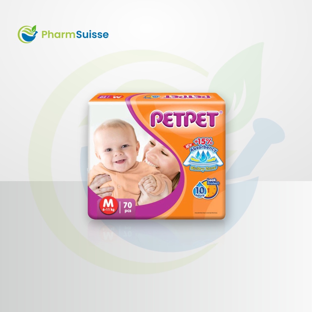 PETPET Gold+ Tape Diaper Mega Pack (M 70s/L 56s/XL 44s) | Shopee Singapore