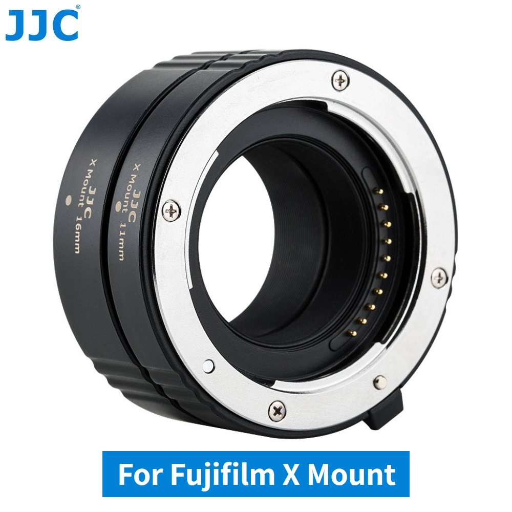 JJC Fujifilm X Mount Auto Focus Extension Tube Set for Macro ...