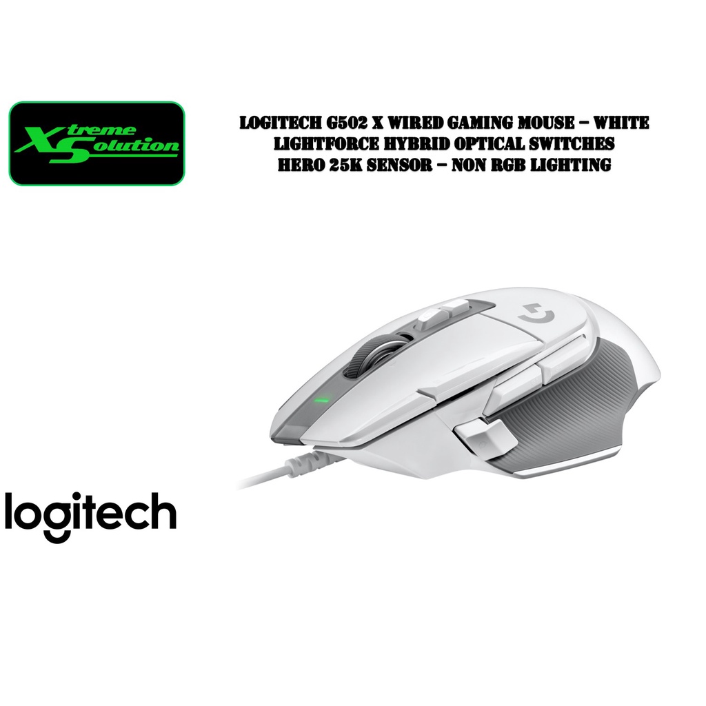 Logitech G502 X Wired Gaming Mouse | Non RGB | Lightforce Hybrid ...