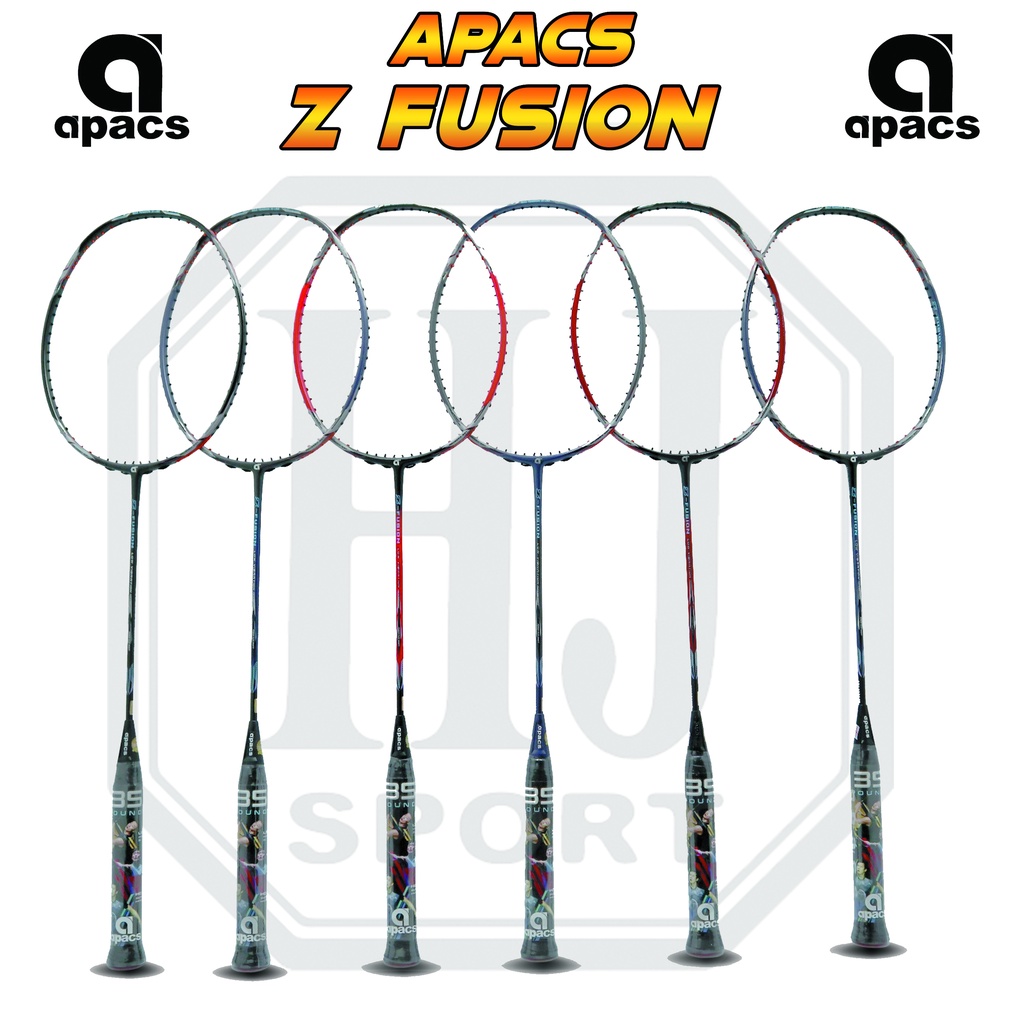 Original Apacs Z Fusion 5U G2 Racket, Bonus Strings and Badminton Bag ...