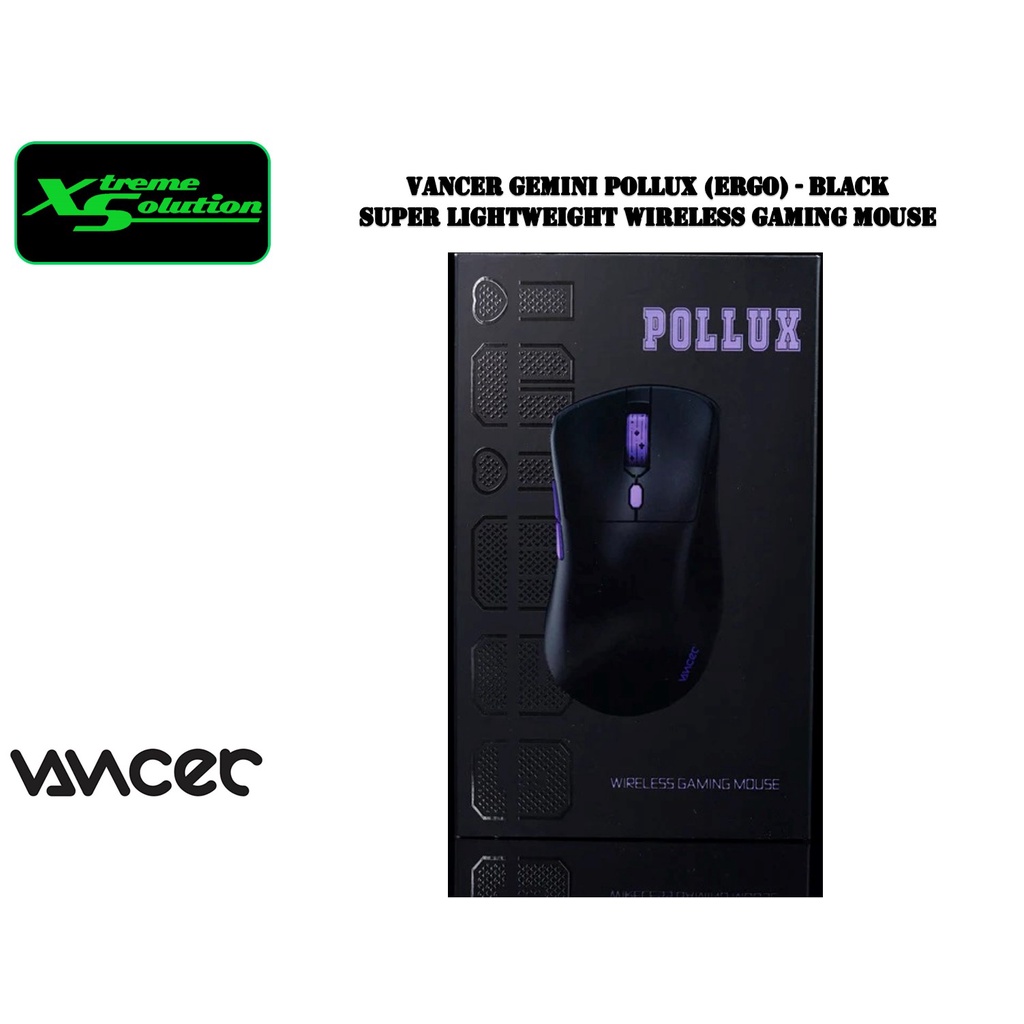 Vancer Gemini Pollux - Wireless Ergo Super Lightweight Gaming Mouse ...
