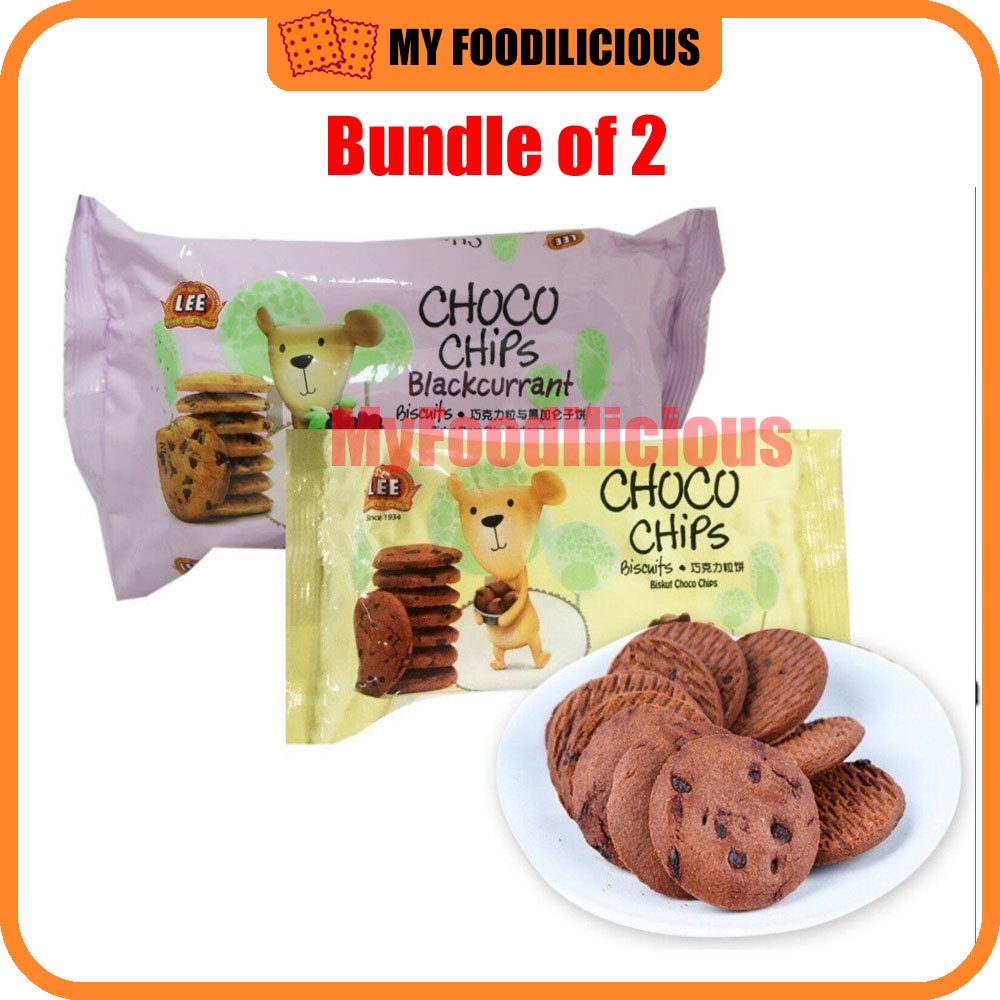Lee Biscuit Choco Chips 160gm (Chocolate Chips/Blackcurrant Chips ...