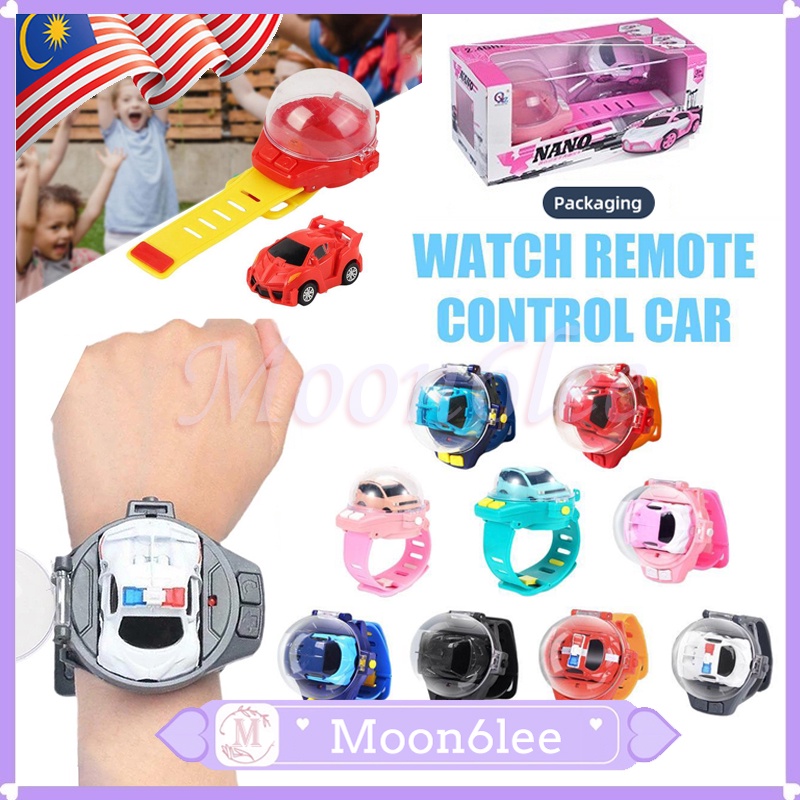 Mini Watch RC Racing Car Kids Remote Control Watches Car Toy USB Charge ...