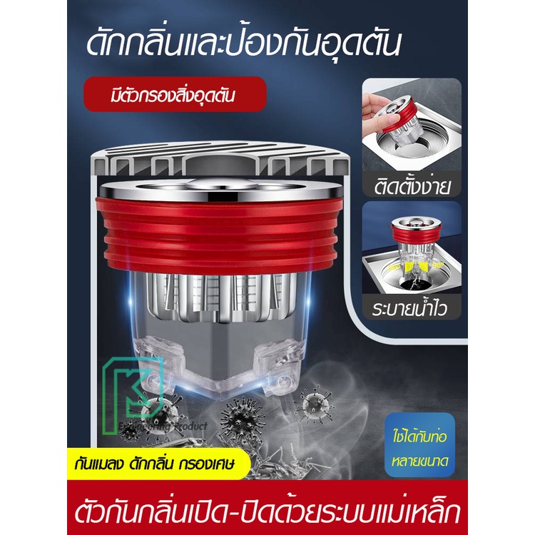 2 IN 1 Built-IN Debris Filter Trap To Prevent Cockroaches Centipedes ...