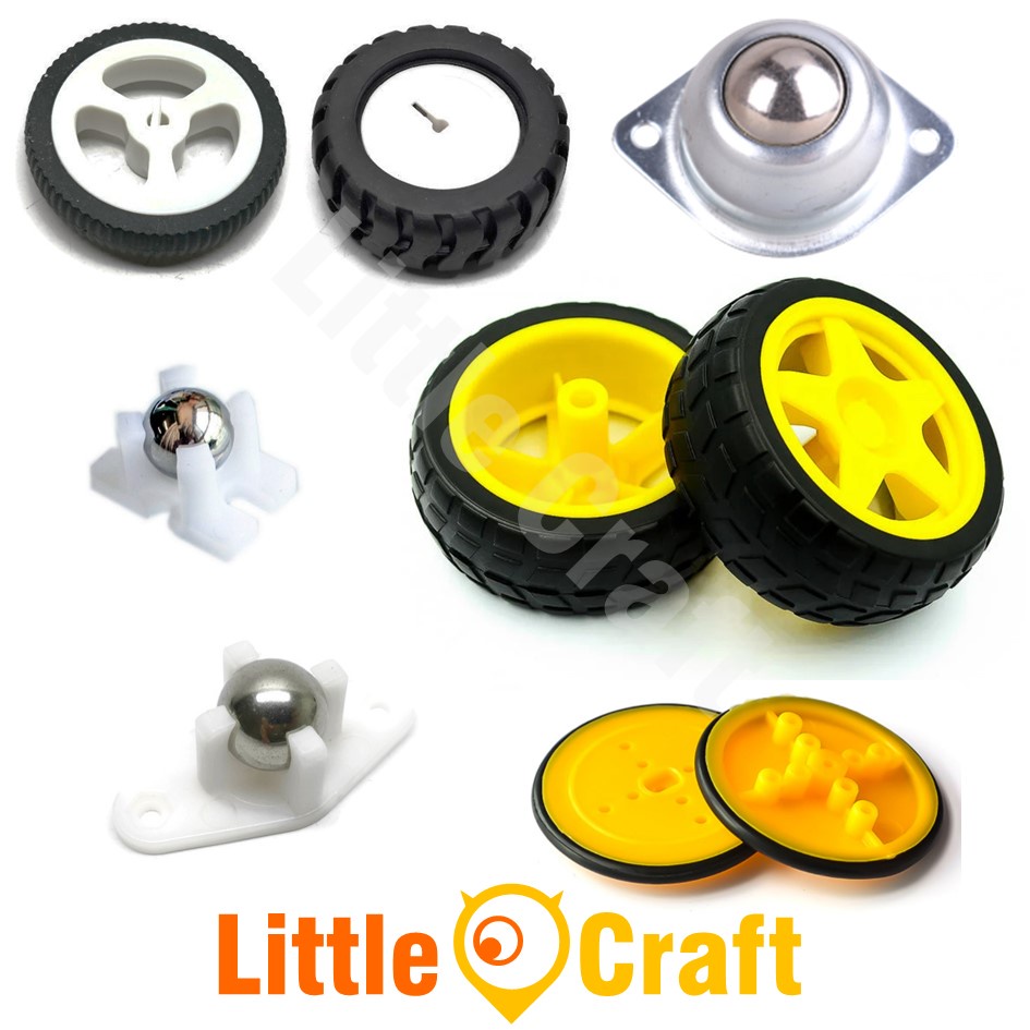 Smart Robot Car Wheel For TT Motor N20 Gear Motor 2WD 4WD Plastic PP ...