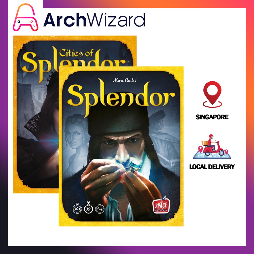 Splendor 璀璨宝石 Splendor Cities of Splendor Expansion 璀璨宝石：城市扩充 🍭 ...