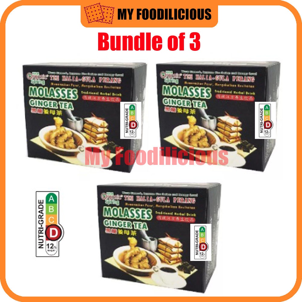 Organic Spring Molasses Ginger Tea Traditional Herbal Drink 12pcs x 15g ...
