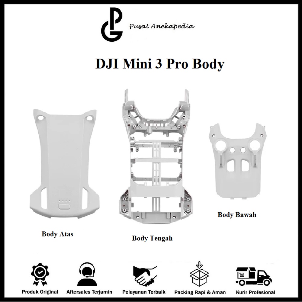 Dji Mini 3 Pro Body Top Middle Bottom Original - Dji Mini 3 Pro Upper ...