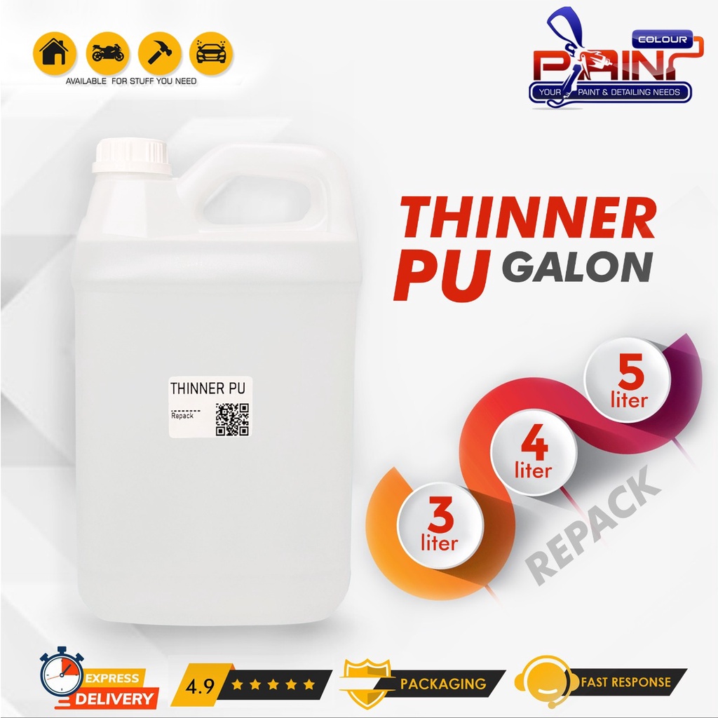 Thinner PU Polyurethane Liter Retail Gallon Packaging | Shopee Singapore