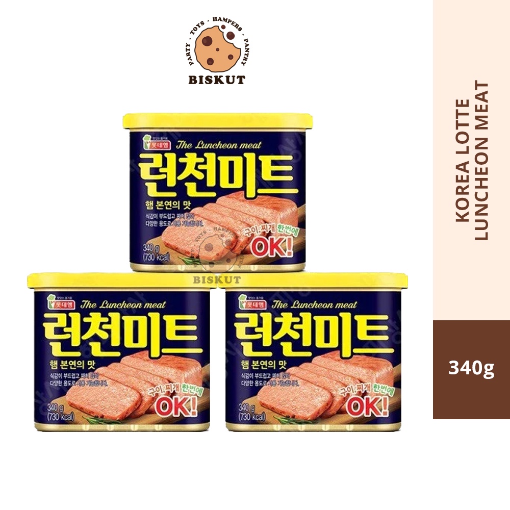 Korea Lotte Luncheon Meat 340G 乐天牌 午餐肉 | Shopee Singapore