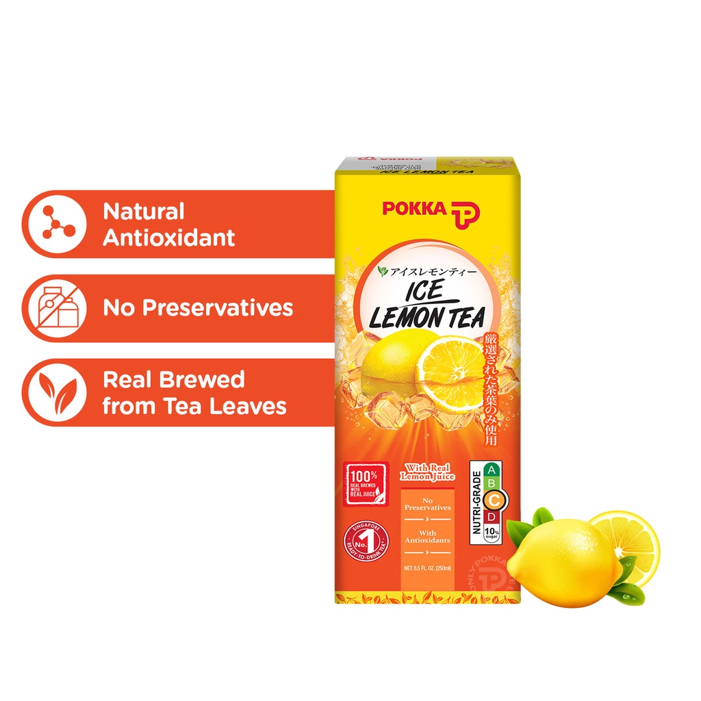[1 Carton] Pokka Ice Lemon Tea (24x250ml) | Shopee Singapore