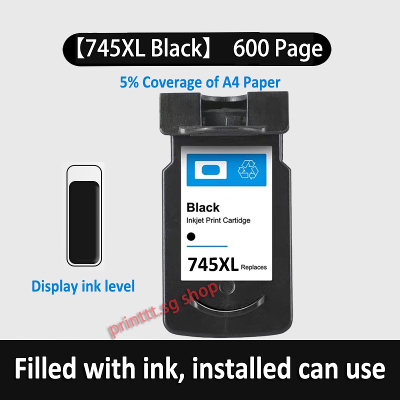 PG 745S PG 745 PG 745XL CL 746S CL 746 CL-746XL Ink Cartridge for Canon ...