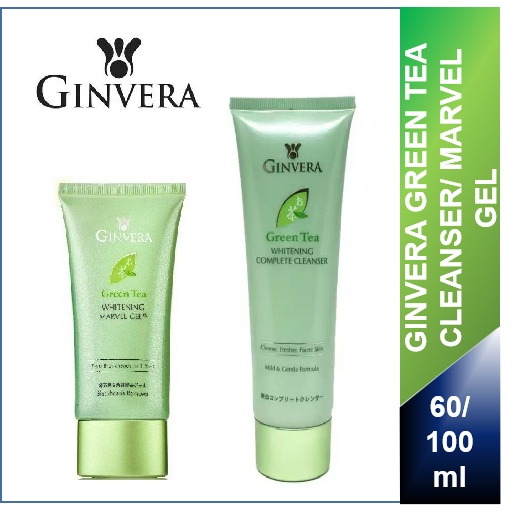 Ginvera Green Tea Whitening Complete Cleanser 100ml/ Marvel Gel 60ml ...